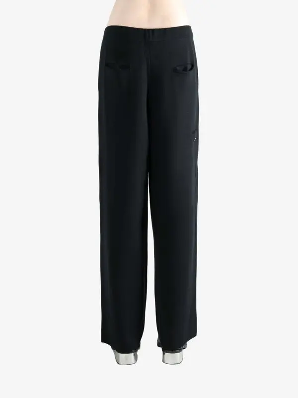 OMAR AFRIDI Double-sided Knitted Straight Leg Pants