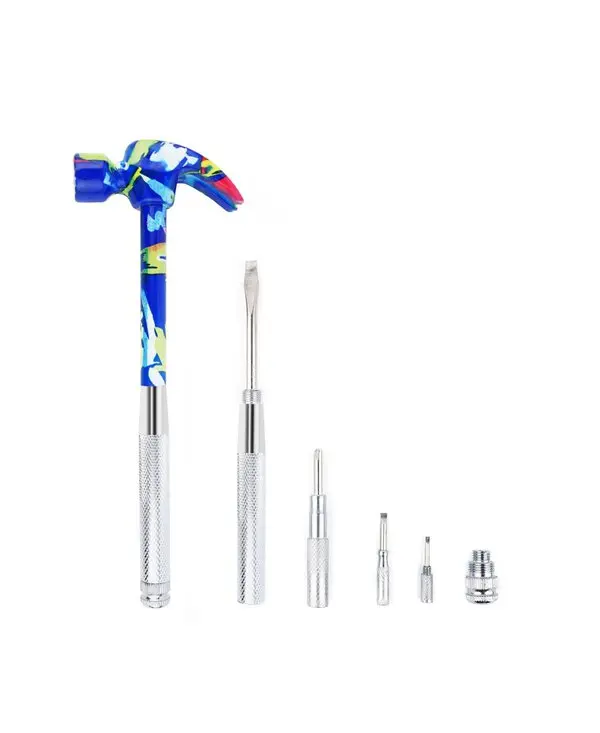 XDOVET 6 In 1 Multifunctional Hammer Tool Set - Blue