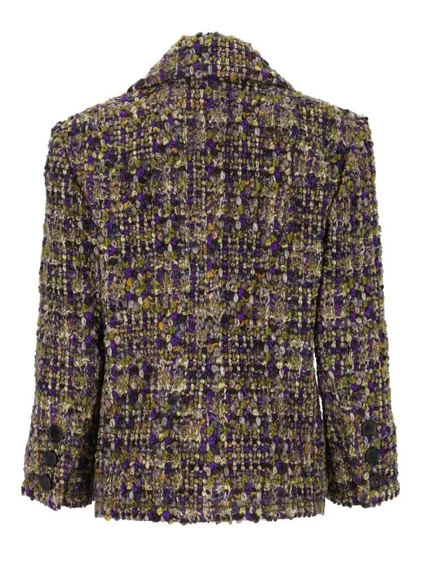 Saint Laurent Tweed Blazer - Multicolor