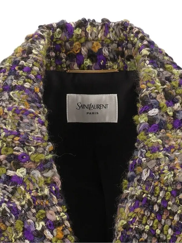 Saint Laurent Tweed Blazer - Multicolor