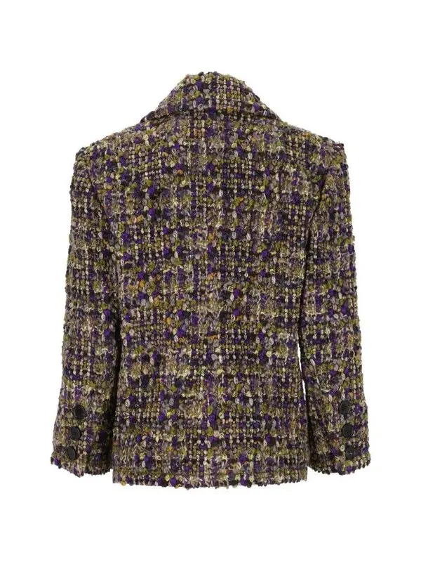 Saint Laurent Tweed Blazer - Multicolor