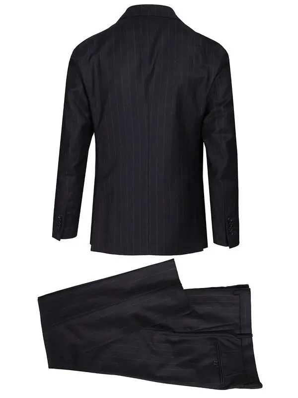 Tagliatore Double-breasted Pinstriped Suit