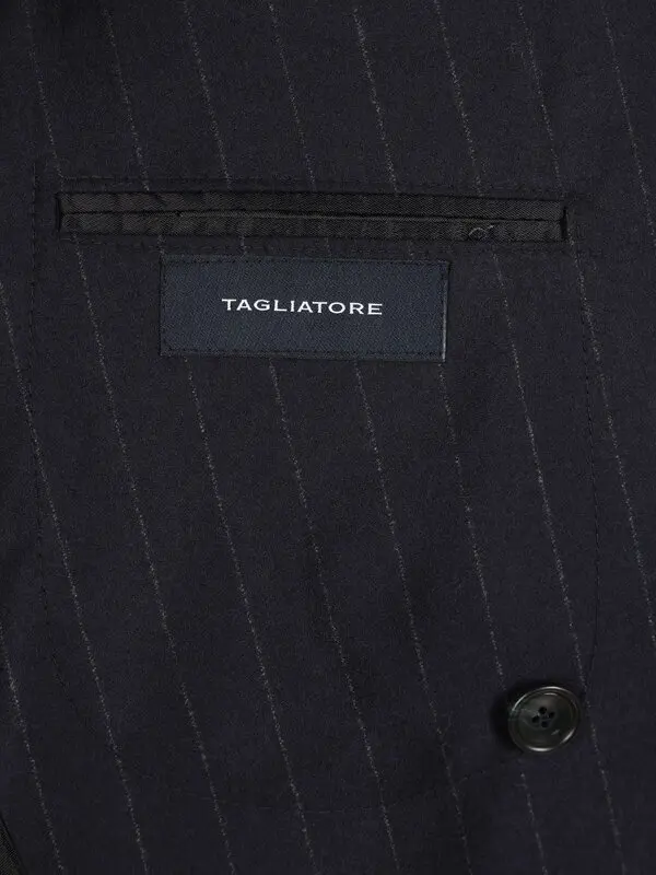 Tagliatore Double-breasted Pinstriped Suit