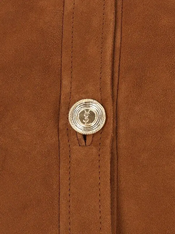 Saint Laurent Short Suede Jacket