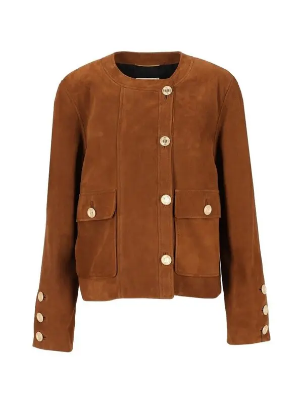Saint Laurent Short Suede Jacket