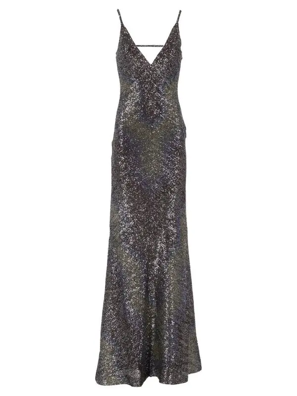 Missoni Long Dress With Low Back And Sequins