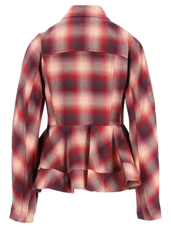 GANNI Checked Flannel Shirt