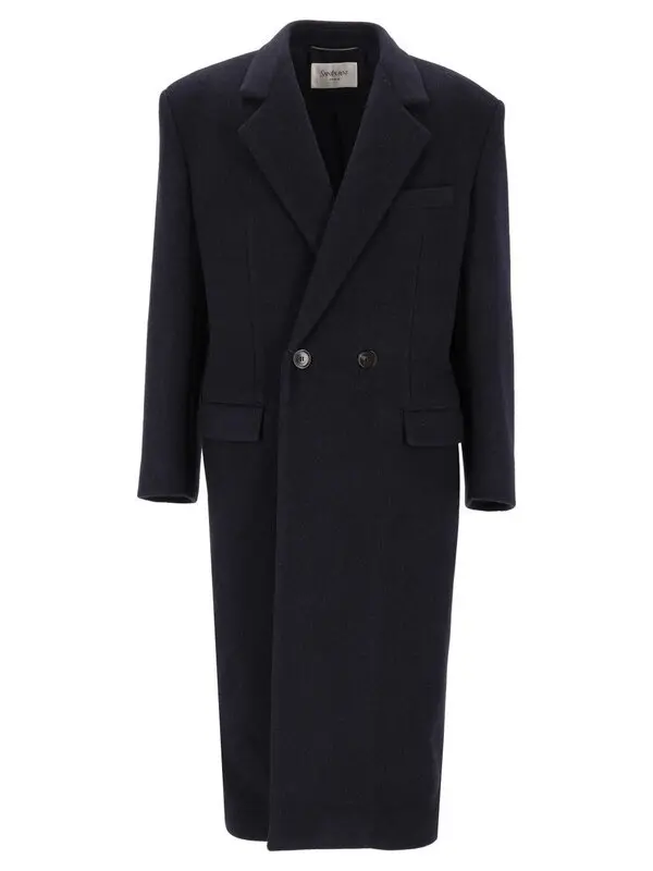 Saint Laurent Double-breasted Coat