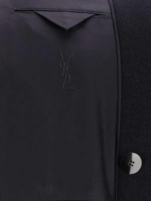 Saint Laurent Double-breasted Coat