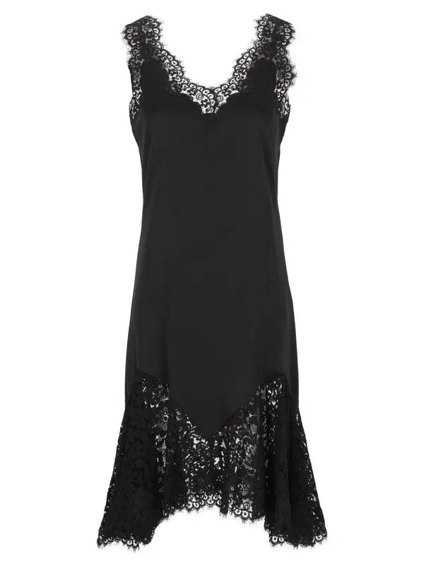 Stella McCartney Lace Detail Slip Dress