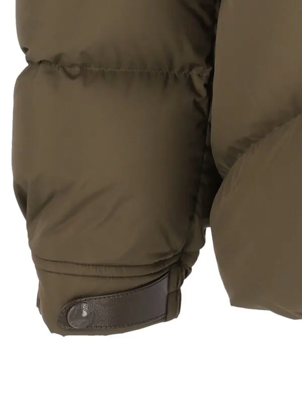 TOM FORD Ultralight Quilted Down Jacket With Leather Trim