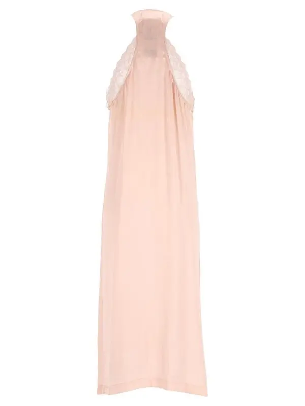 MAISON MARGIELA Midi Lace Slip Dress - Multicolor