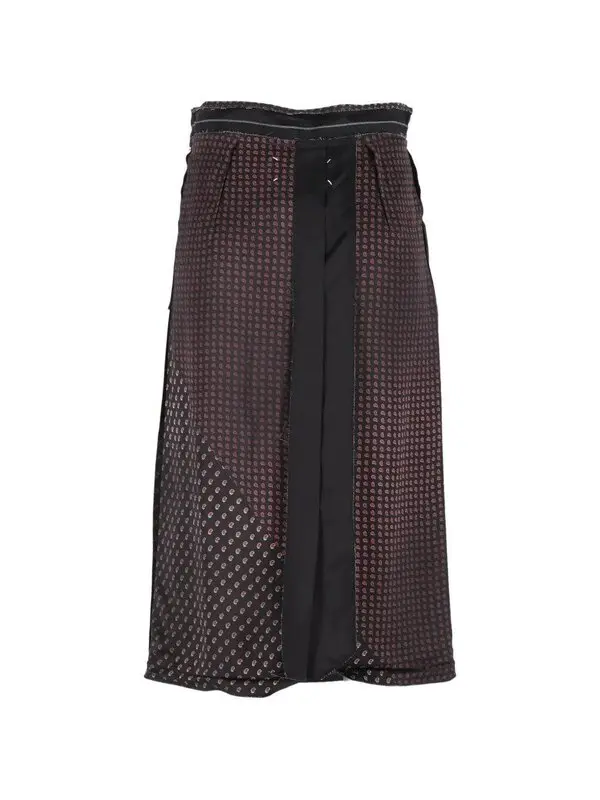 MAISON MARGIELA Paisley Print Midi Pencil Skirt