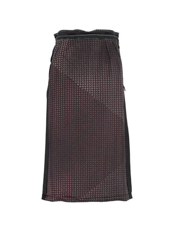 MAISON MARGIELA Paisley Print Midi Pencil Skirt