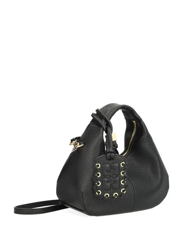 GANNI Mini Shoulder Bag With Grained Finish