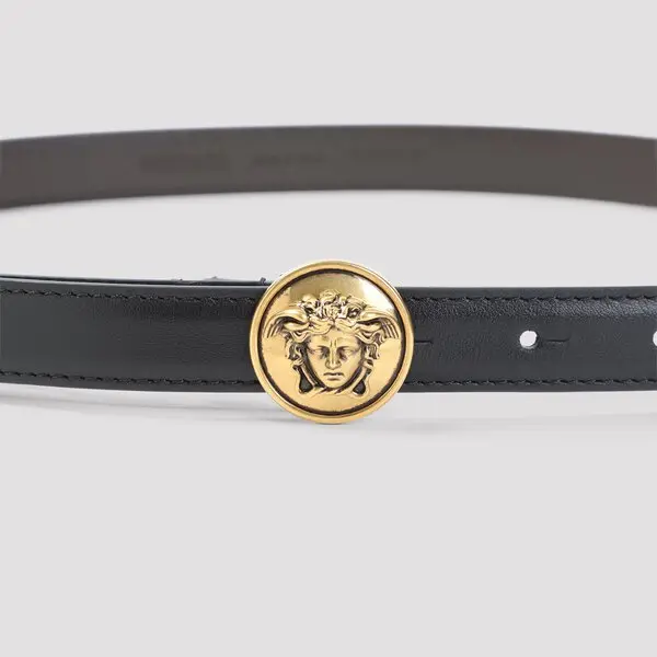 Versace Medusa Leather Belt