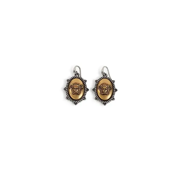 Versace Earrings - Silver