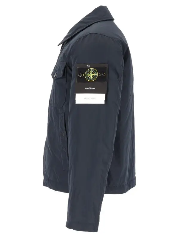 Stone Island Down-padded Matte Polyester And Nylon Micro Reps Coach Jacket