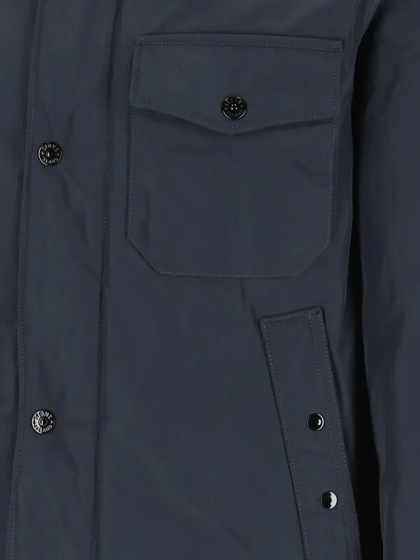 Stone Island Down-padded Matte Polyester And Nylon Micro Reps Coach Jacket