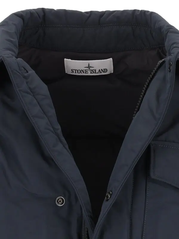 Stone Island Down-padded Matte Polyester And Nylon Micro Reps Coach Jacket