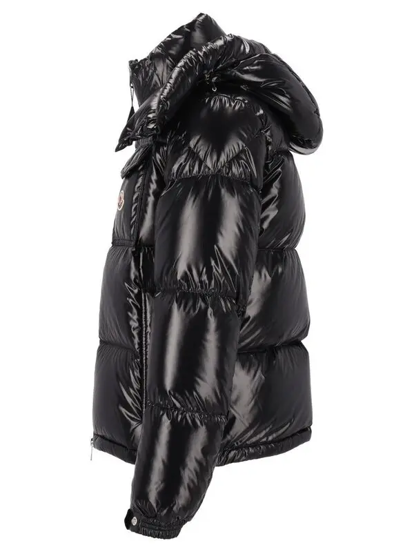 Moncler Montbeliard Short Down Jacket With Hood - Black
