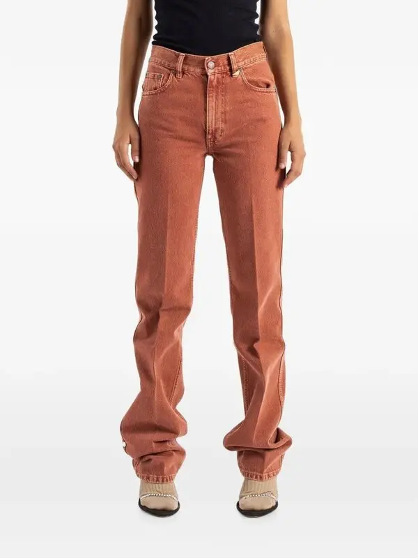 Chloé High Waisted Straight Leg Jeans