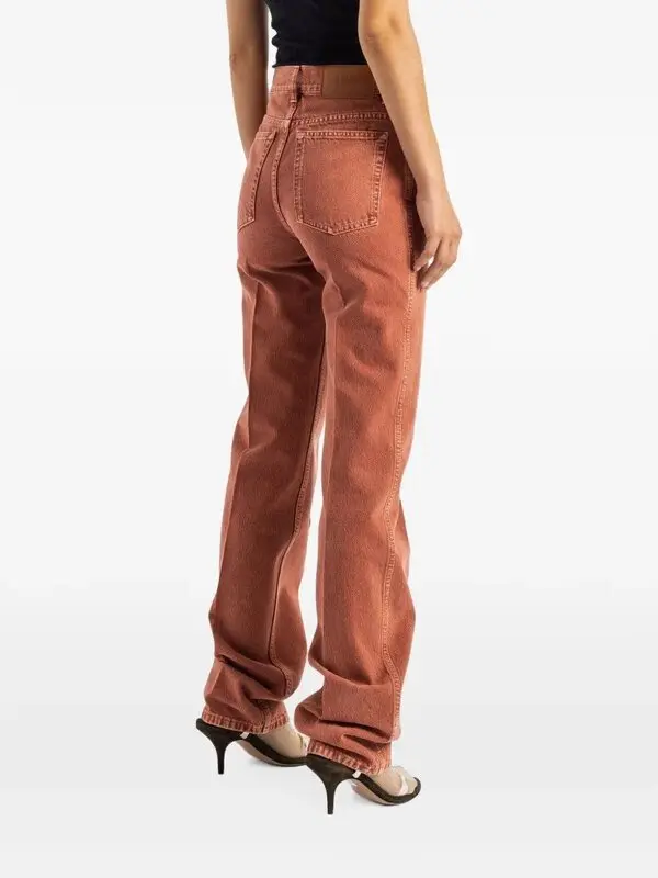 Chloé High Waisted Straight Leg Jeans