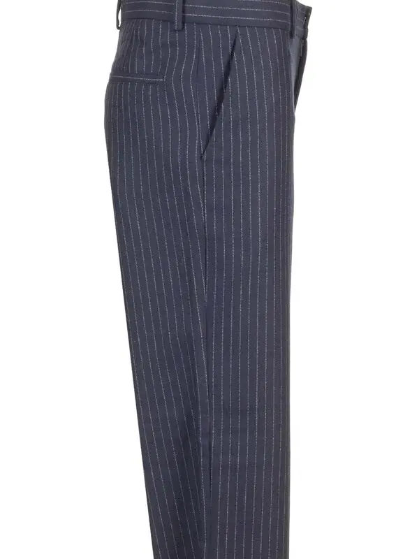 A.p.c. Tailored Striped Wool Trousers