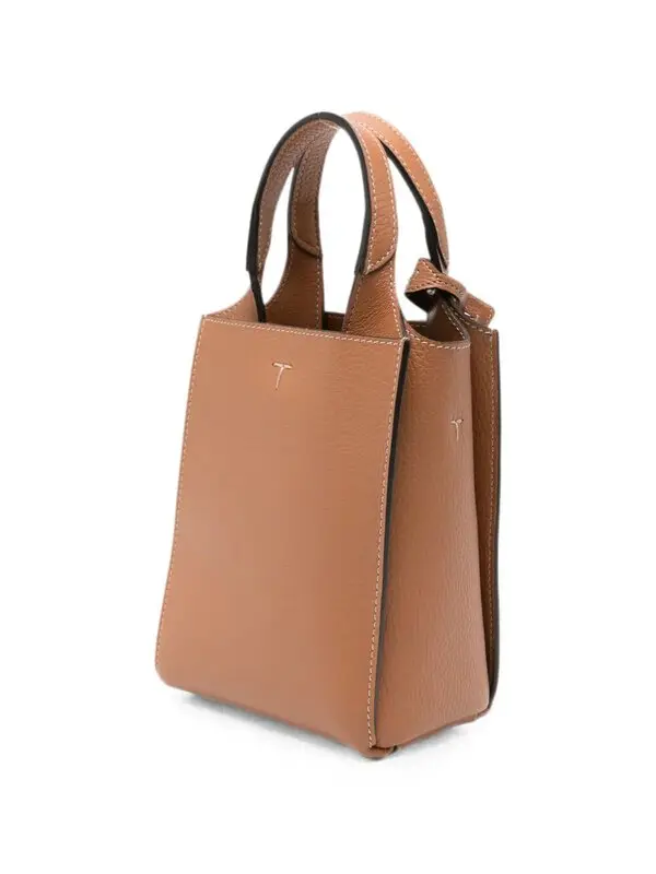 TOD'S Micro Handbag With T-pendant - Brown