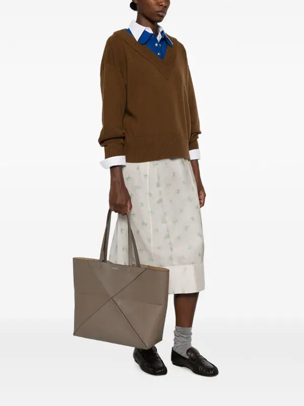 Loewe Puzzle Fold Large Leather Tote
