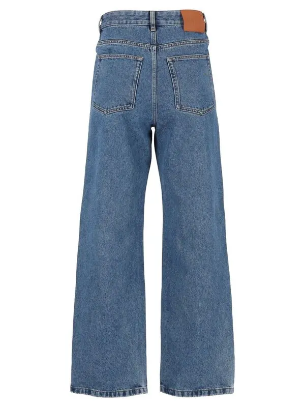 Loewe Anagram Embroidered Baggy Denim Jeans