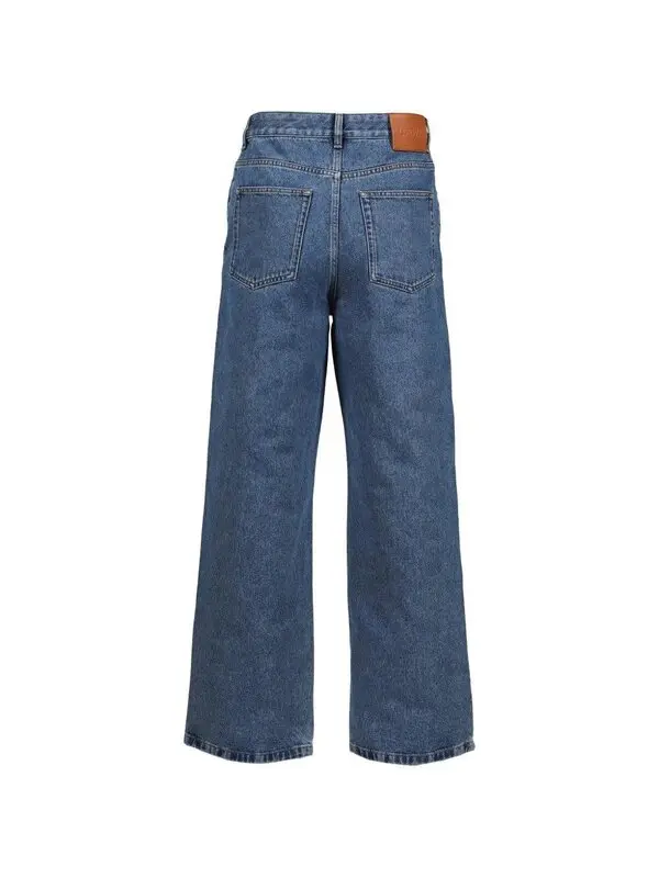 Loewe Anagram Embroidered Baggy Denim Jeans