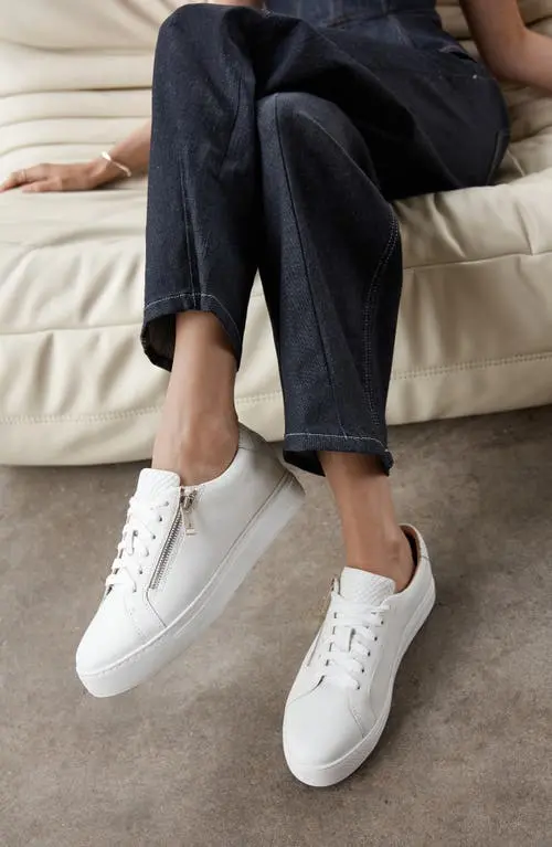 FRANKIE4 Billie Ii Leather Sneakers With Side Zip