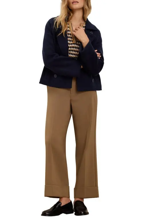 NIC+ZOE Cool Nights Knit Jacket - Dark Indigo