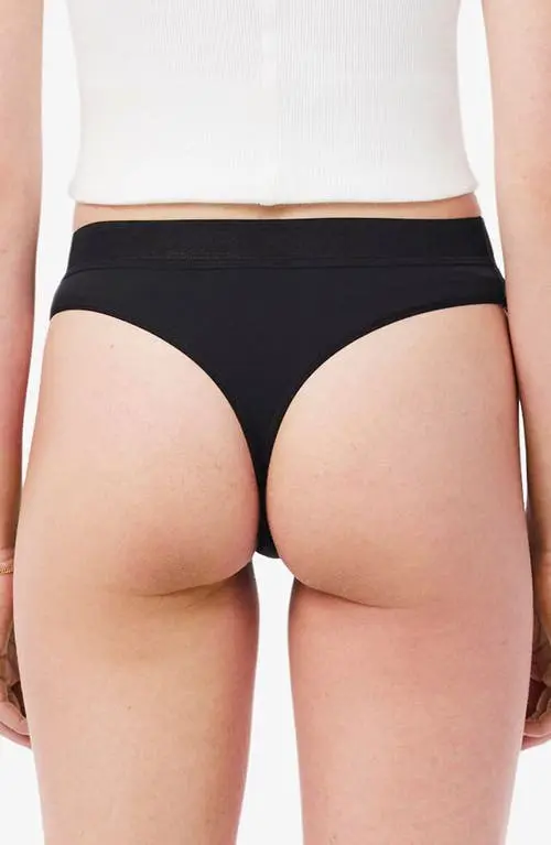 Lacoste Solid Thong