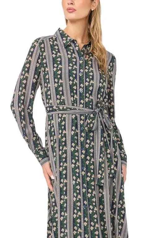 Ted Baker London Sloan Long Sleeve Midi Shirtdress