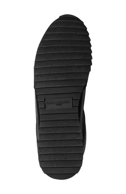 Karl Lagerfeld Paris Anelise Sneaker With Charm Detail - Black