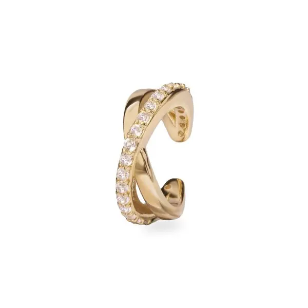 ZOHREH Topaz Crossover Ear Cuff 14k Vermeil