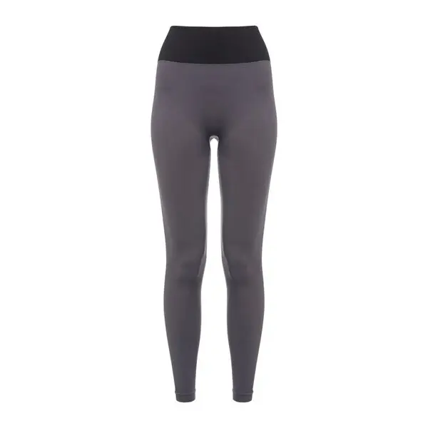 HEART AND SOUL Grey / Black Graphite/black Brb High-waisted Activewear Leggings