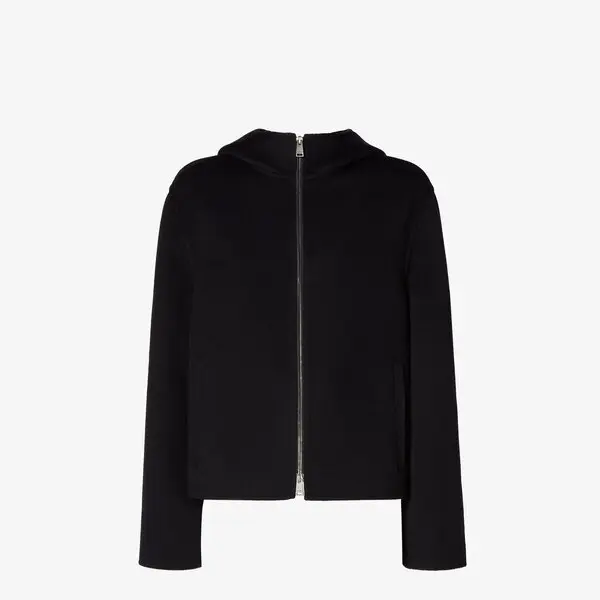 Fendi Short Hooded Blouson Jacket - Black