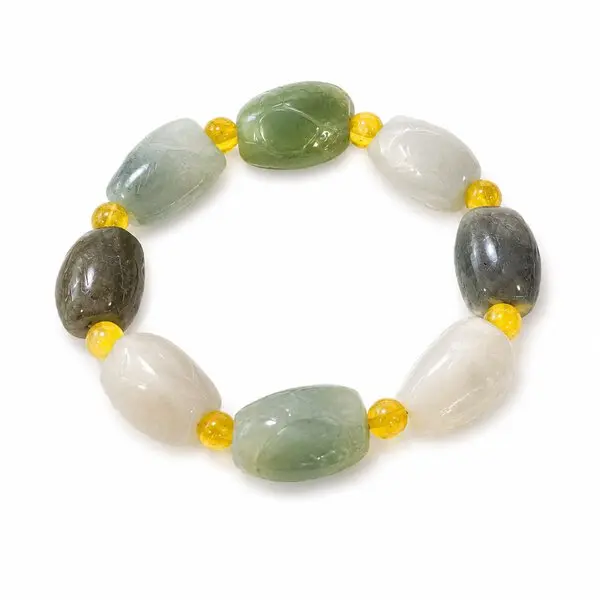 ORIGIN OF HEARTS Green / White Tortuga Bracelet - Green/white