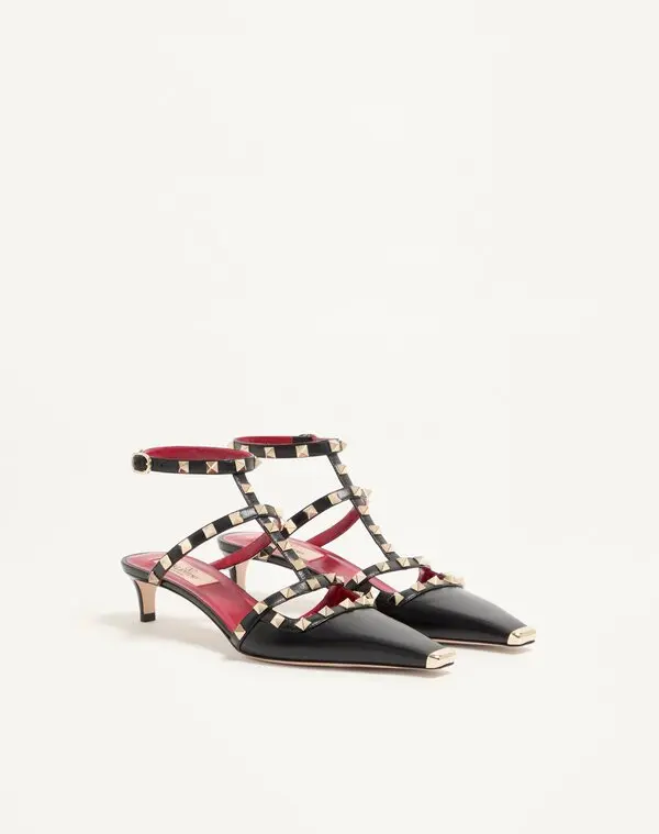 Valentino Garavani Rockstud Pointed-toe Pumps - Black