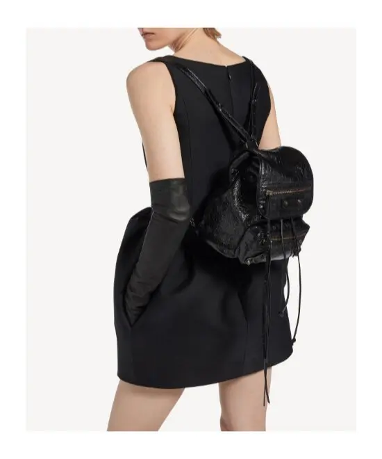 Balenciaga Le City Backpack Mini - Black