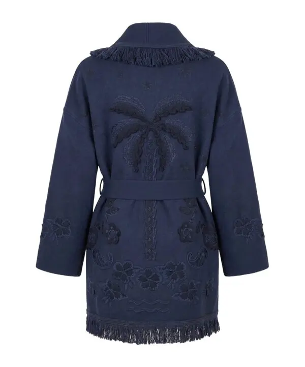 Alanui Nature In Bloom Belted Cardigan