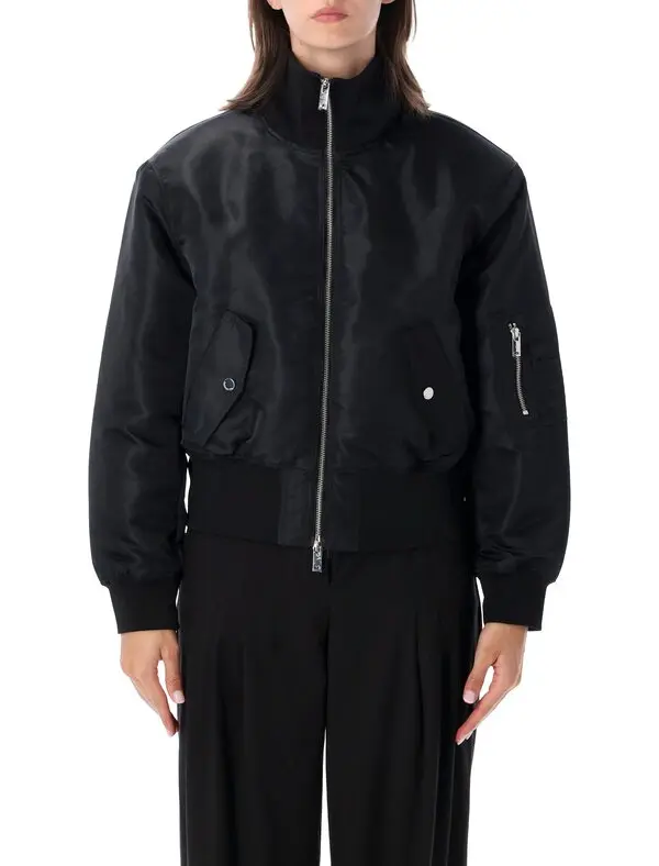 THE FRANKIE SHOP Zip-front Bomber Jacket