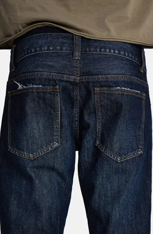 JADED LONDON Coated Jude Flare Leg Jeans