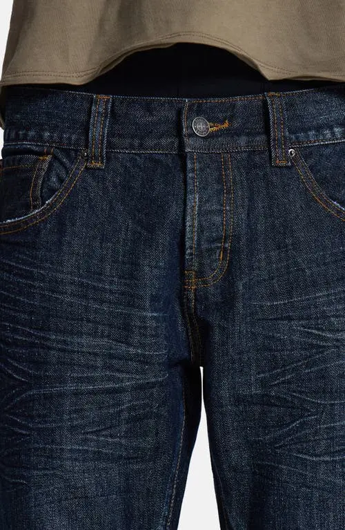 JADED LONDON Coated Jude Flare Leg Jeans