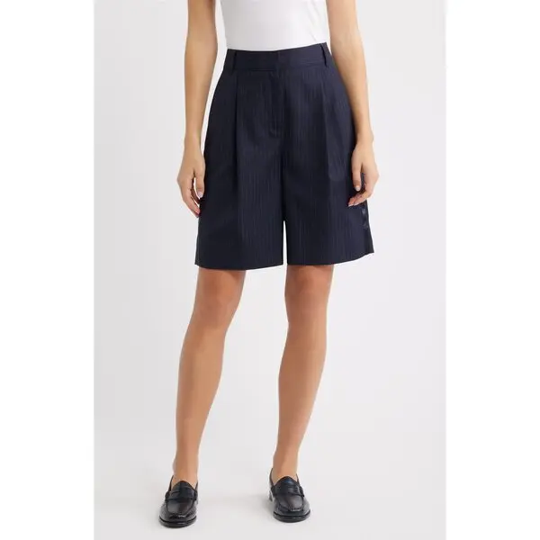 ROWING BLAZERS Pinstriped Tailored Bermuda Shorts