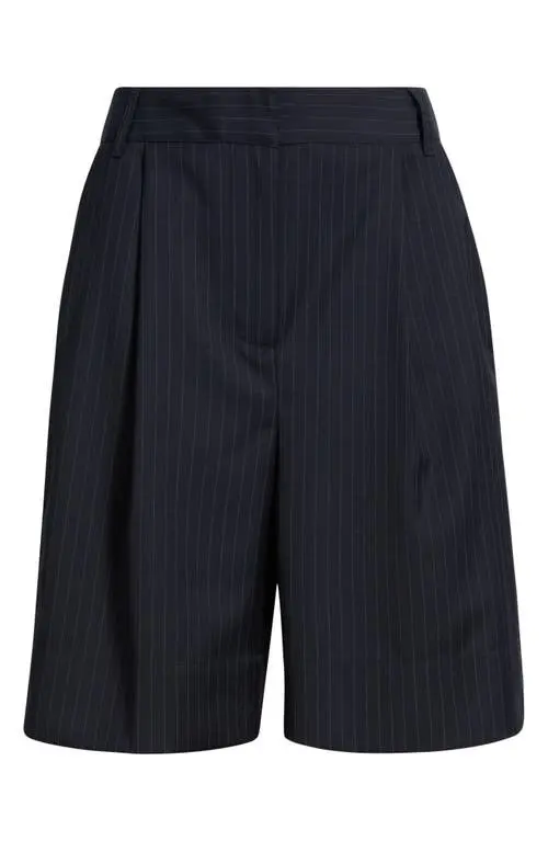 ROWING BLAZERS Pinstriped Tailored Bermuda Shorts