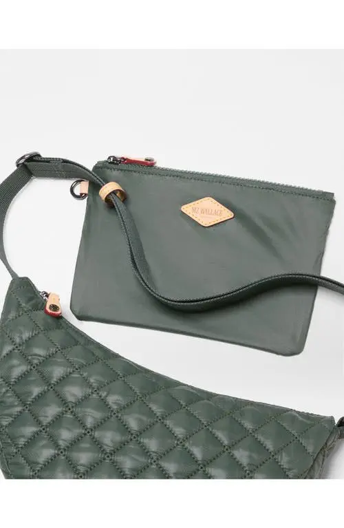 Mz Wallace Small Metro Smile Quilted Nylon Crossbody Bag